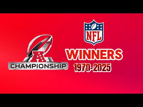 All AFC Championship Winners in NFL History 1970-2025 - YouTube