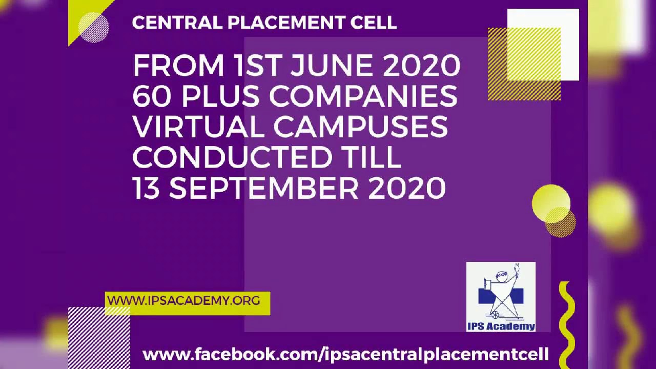 IPS Academy Placement with Highest Package during Covid 19 - YouTube