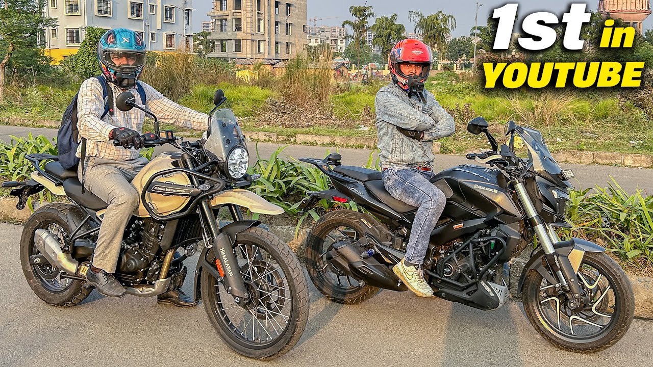 2023 Himalayan 450 vs Dominar 400 Drag Race 🔥🔥 Full Throttle - YouTube