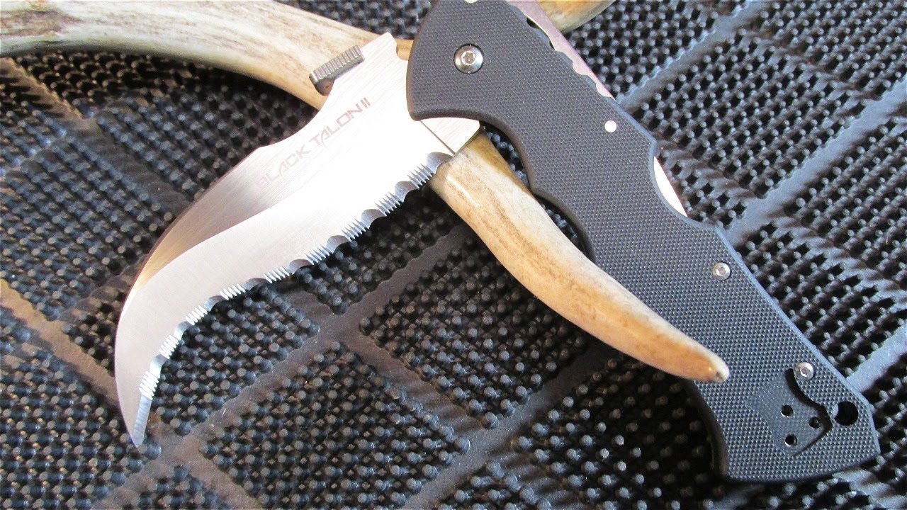 COLD STEEL BLACK TALON II American S35VN BLADE Lets Take A Look 👀 - YouTube