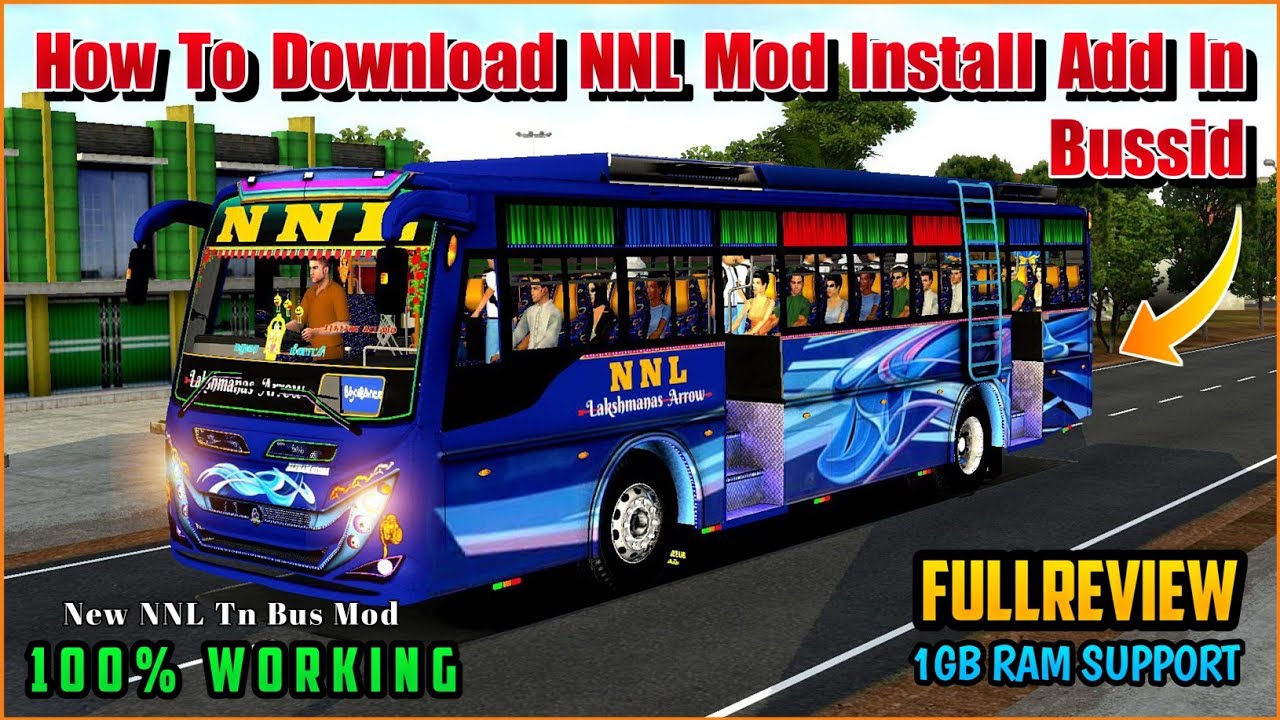 How To New NNL Tn Bus Mod Download/Install Add In Bussid |1Gb Ram Low ...