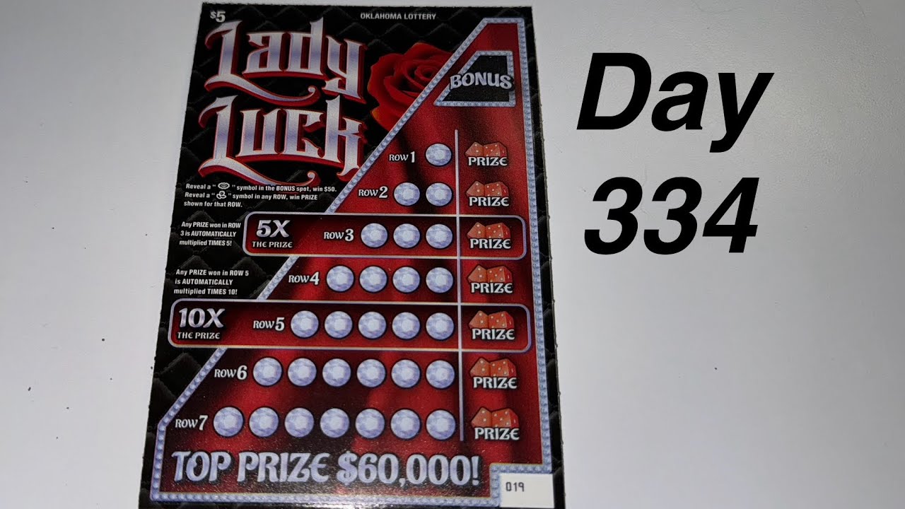 Lady Luck - Day 334 of Scratching Lottery Tickets - Oklahoma Lottery ...