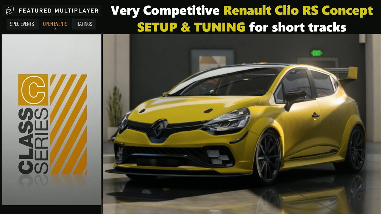 C-Class Renault Clio Concept '16 Setup Build | Forza Motorsport - YouTube