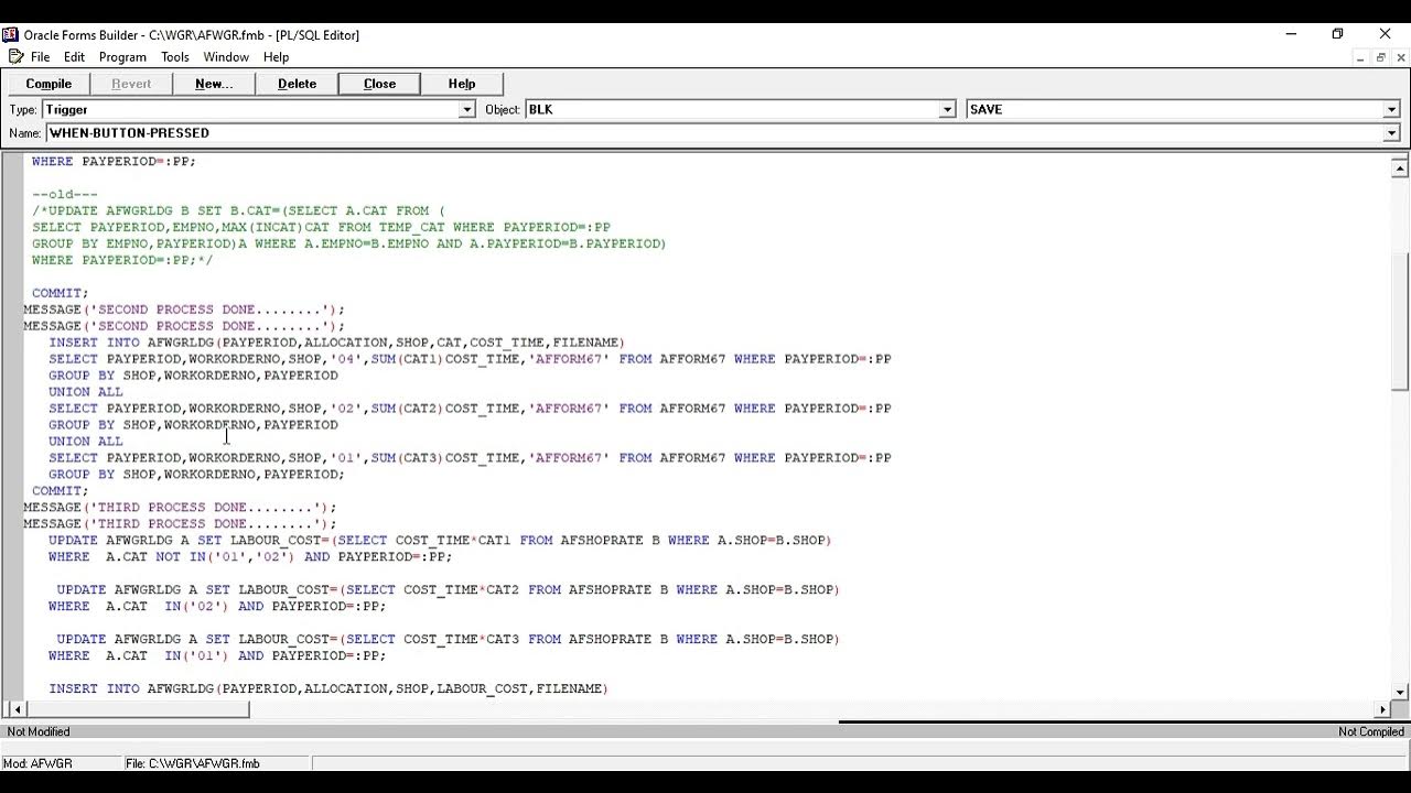 WGR-Part-19|Final Process of WGR|Oracle Forms & Reports 6i Based Project|Technical Aashique ...