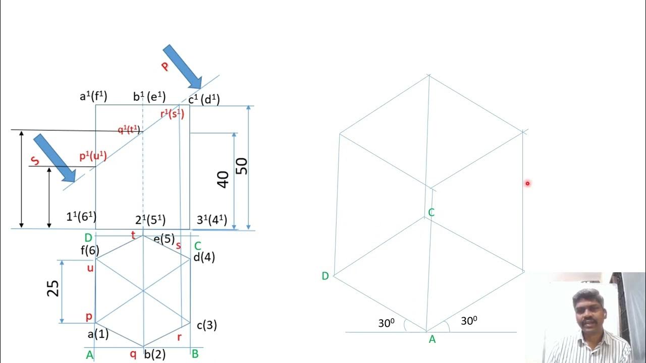 Isometric View of Truncated Prism - YouTube