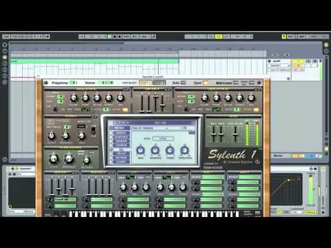 How to make deadmau5 synth in "October" using the Sylenth1 - YouTube