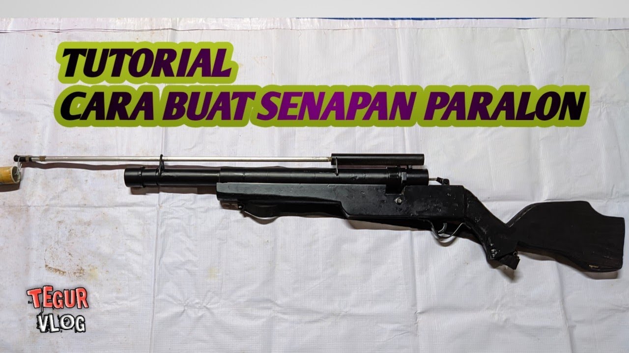 tutorial cara buat senapan paralon pvc,paser ikan paralon,mirip senapan ...