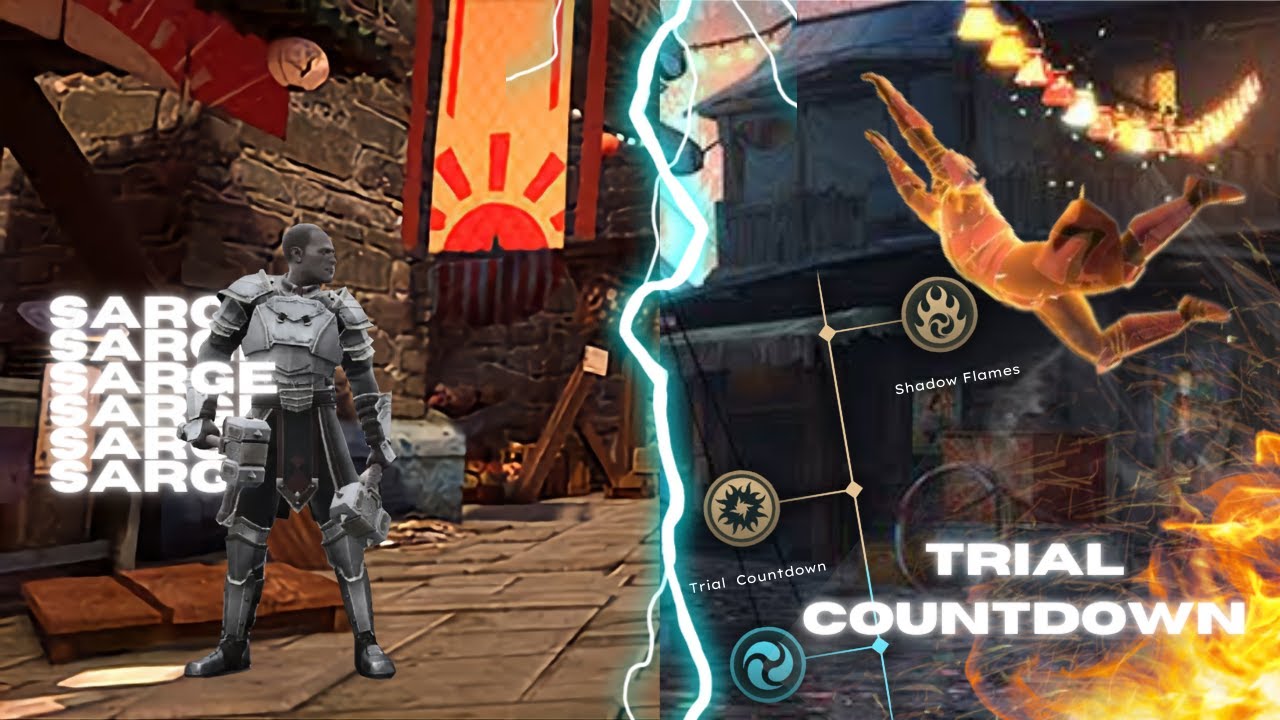 Trial Countdown | Sarge | Shadow Fight 4 Arena Sarge (Savage Gameplay ...