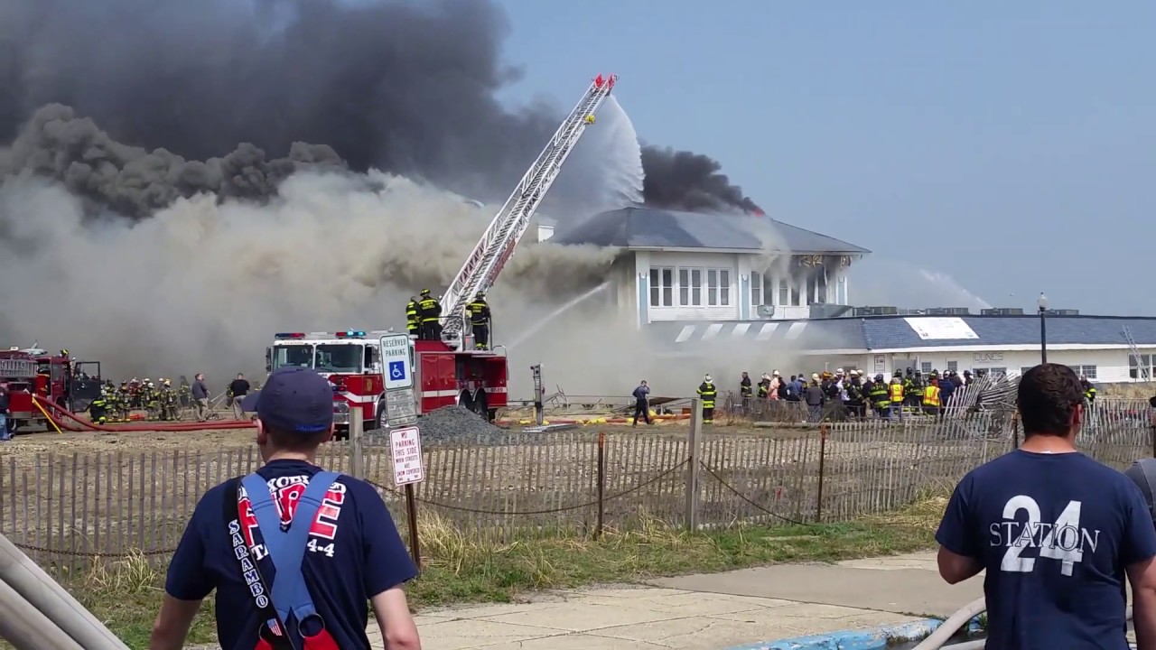 Ocean Grove, NJ Boardwalk Fire - YouTube