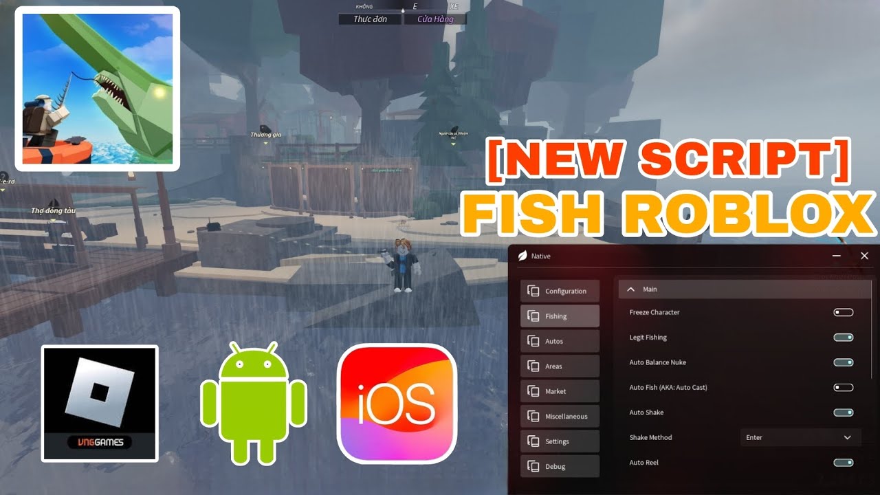 Cách Hack Fish Trên Roblox VNG Và QT | Auto Fish, Dupe | Cách Hack ...
