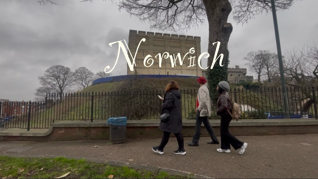 🇬🇧Norwich City Tour 2025 | Wandering Walk Tour Video | Norwich Market ...