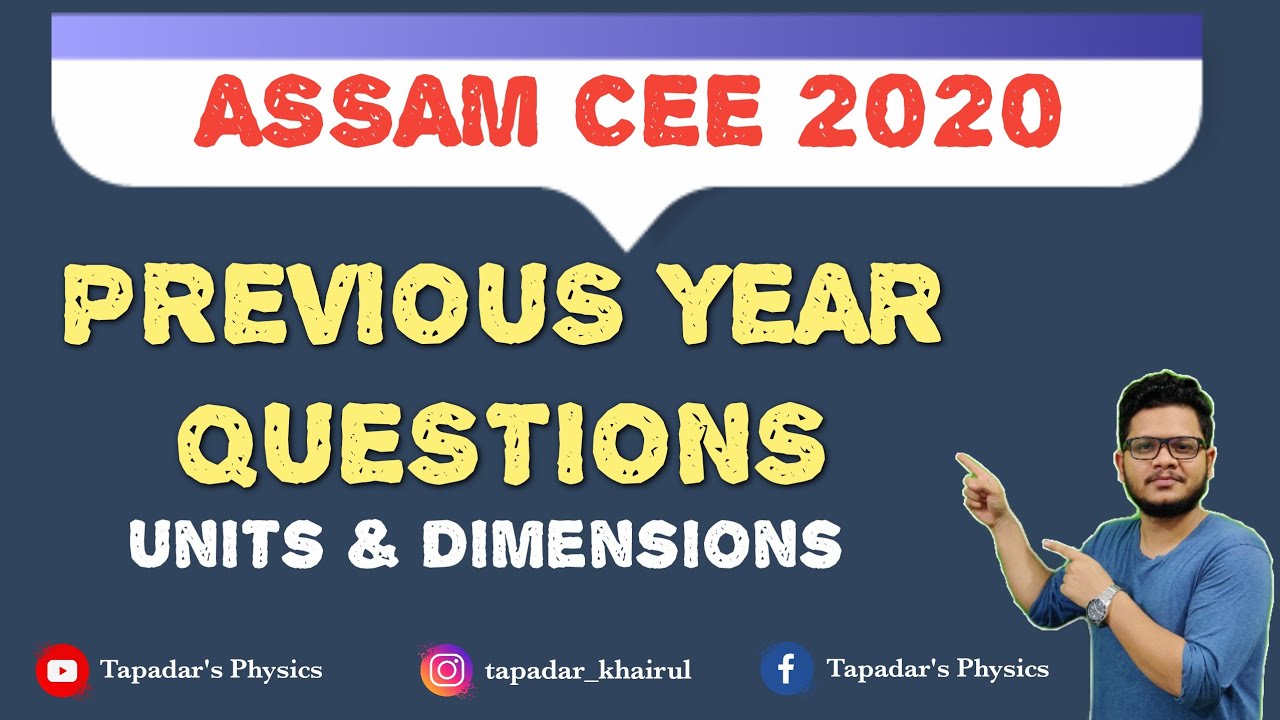 Assam CEE 2020| Assam CEE Previous Year Questions | Assam CEE Past ...