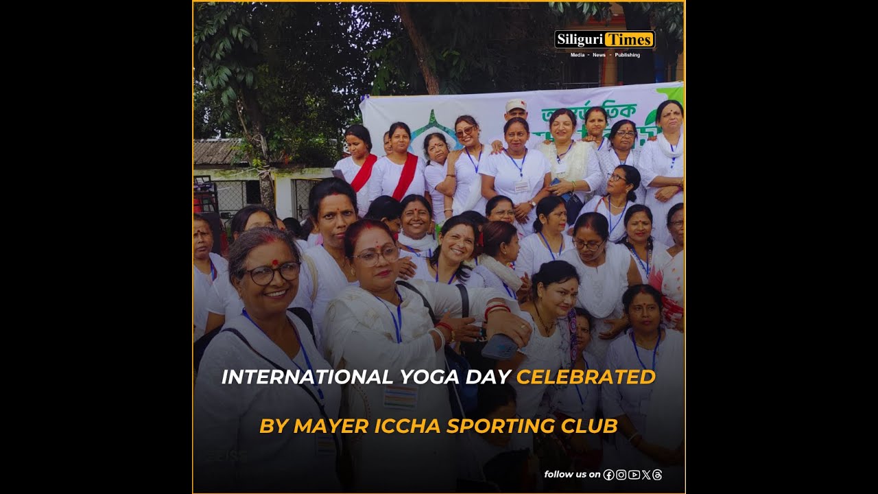 International Yoga Day celebrated by Mayer Iccha Sporting Club in ...