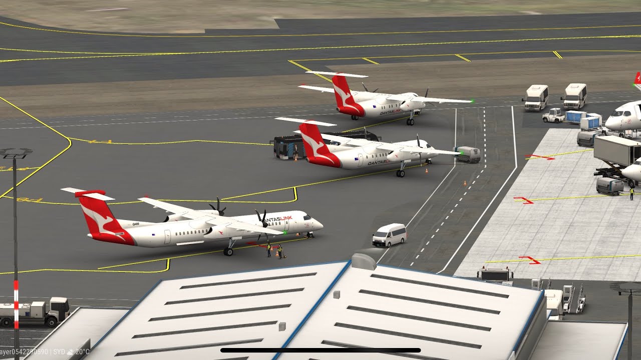 NEW updated in world of airports DH8A DH8B DH8C - YouTube