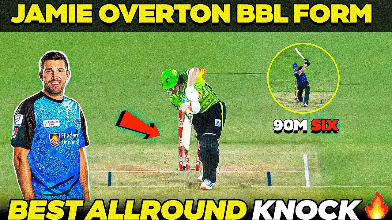 Jamie Overton Terrific All Round Performance in BBL 🔥 | Starting in CSK ...