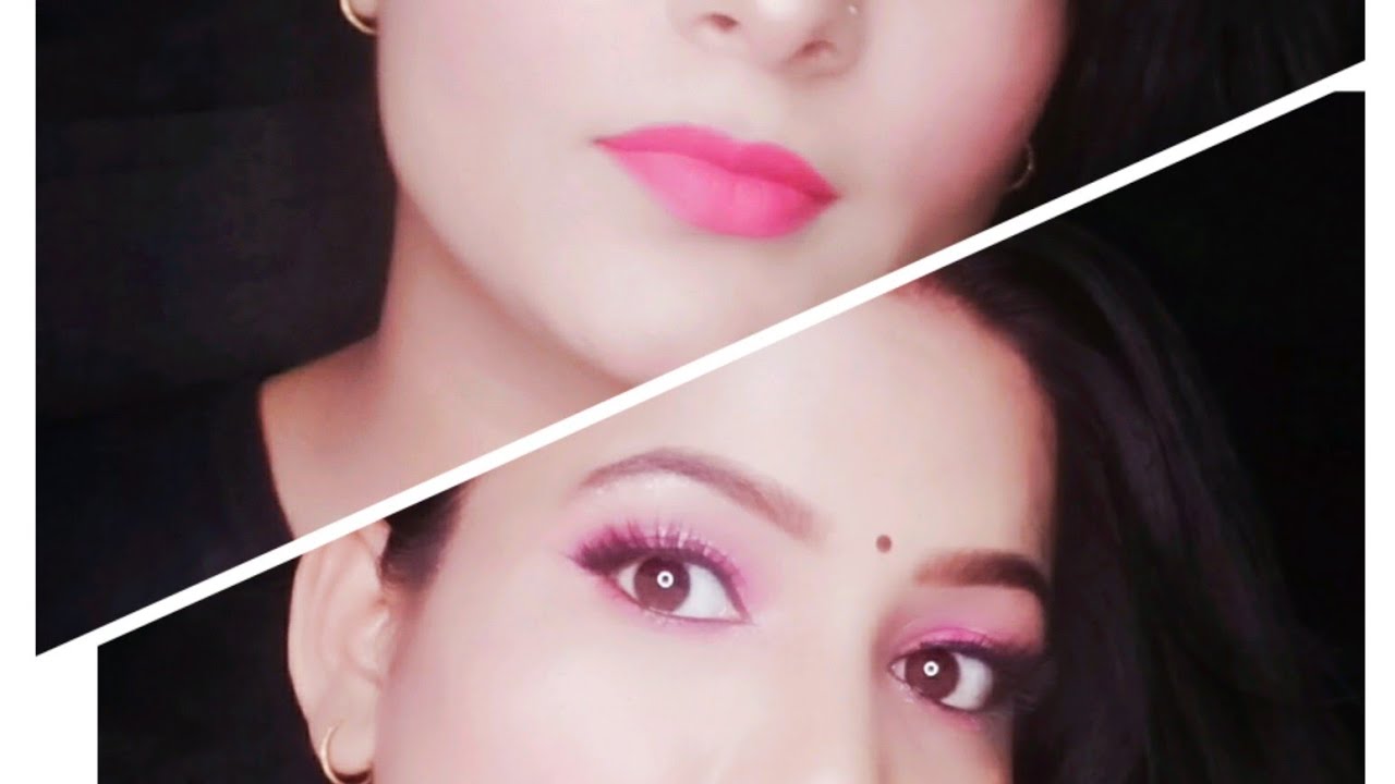 Engagement makeup tutorial( hello eye makeup pink tone) - YouTube