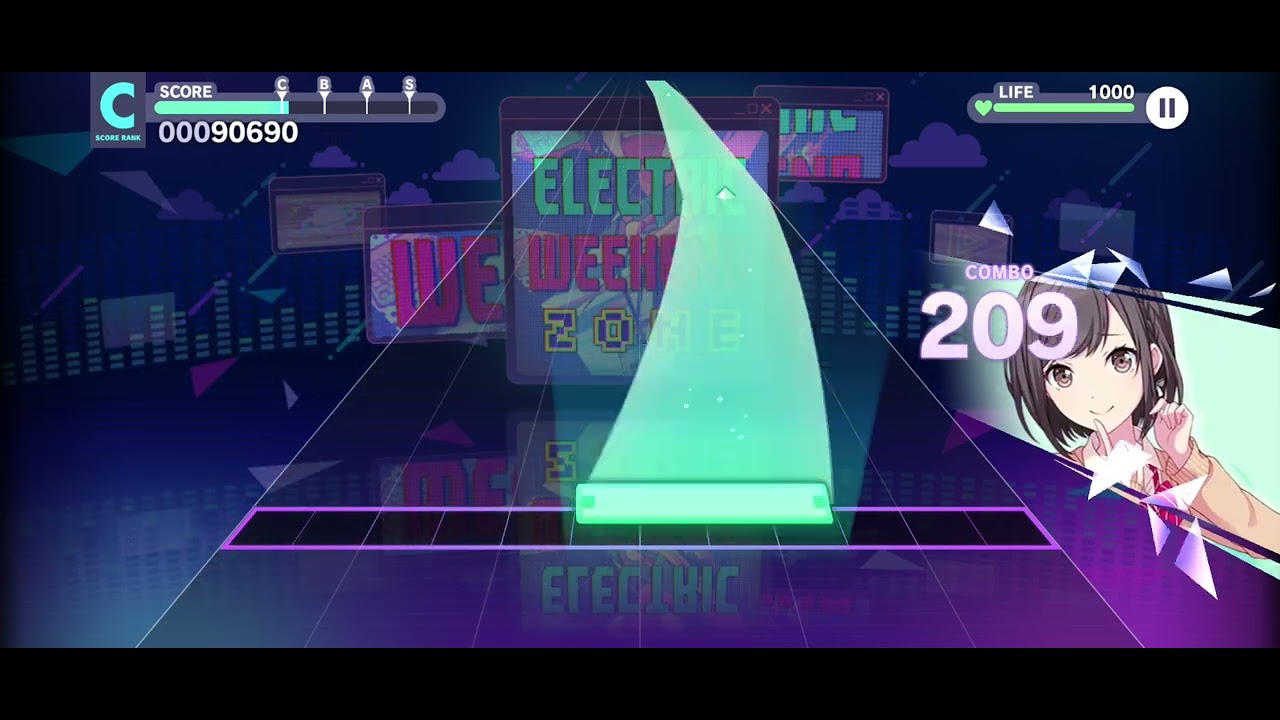 Kaito - ELECTRIC WEEKEND ZONE (FULL COMBO!) (Normal) - YouTube