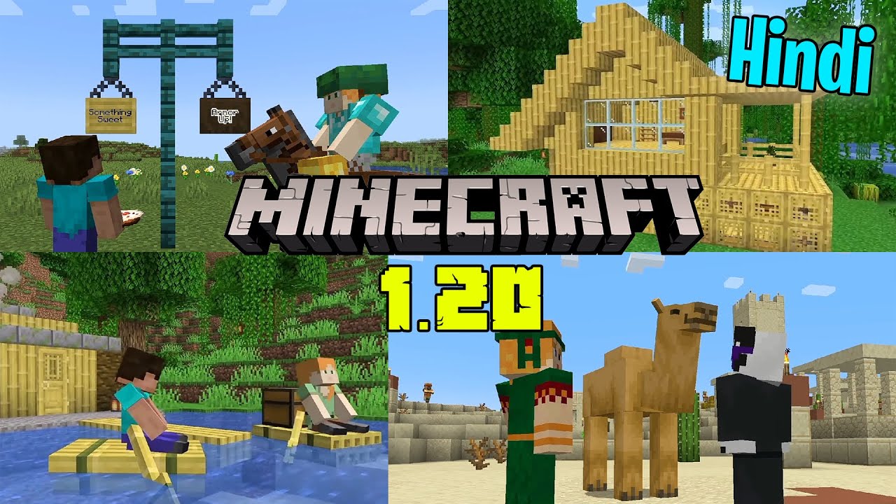 Minecraft 1.20 Update in HINDI | Everything to know about Minecraft ...