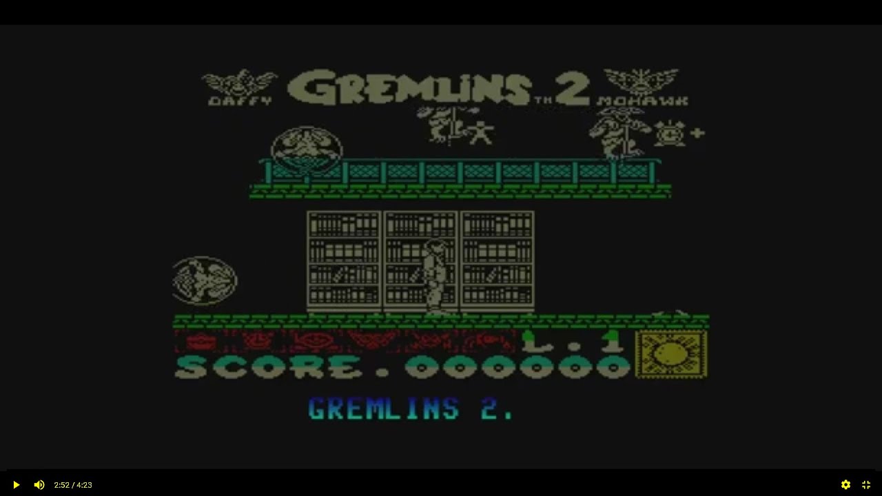 GREMLIN 2 THE NEW BATCH ENTERPRISE 64 128 INTELLIGENT SOFTWARE SIXTY ...