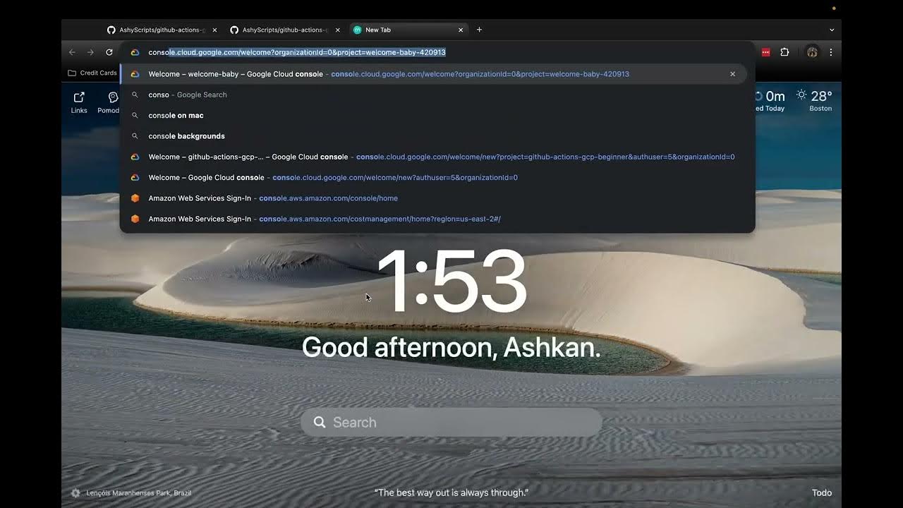 github actions gcp lab beginner - YouTube
