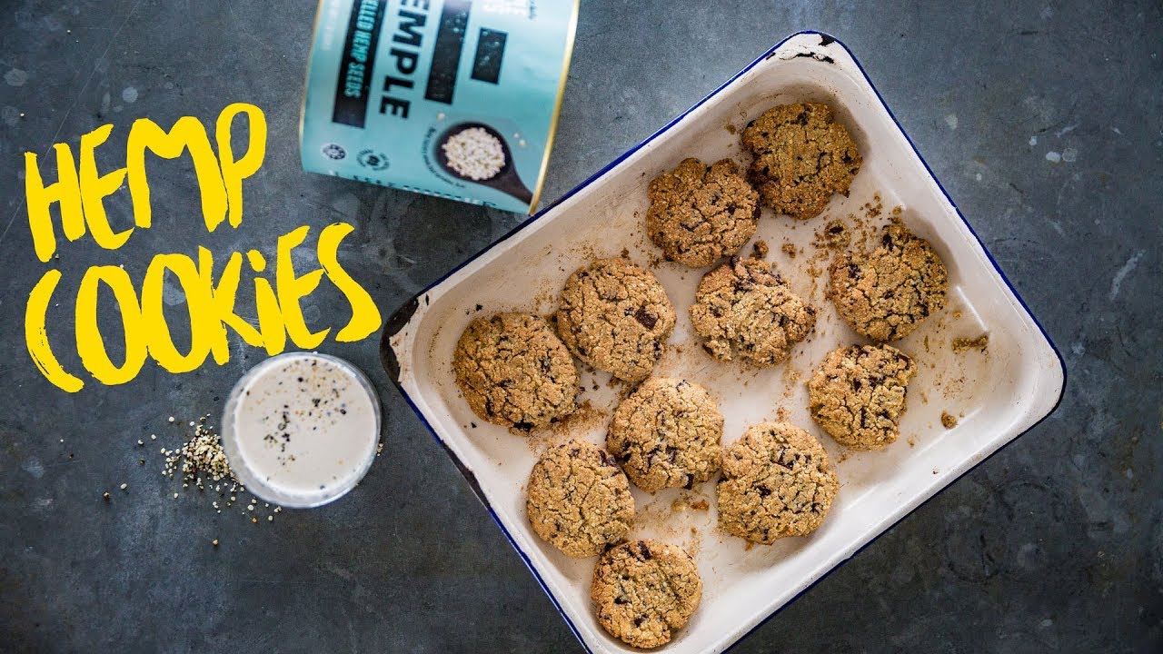 Chocolate Chip Cookies (HEMP & VEGAN) - YouTube