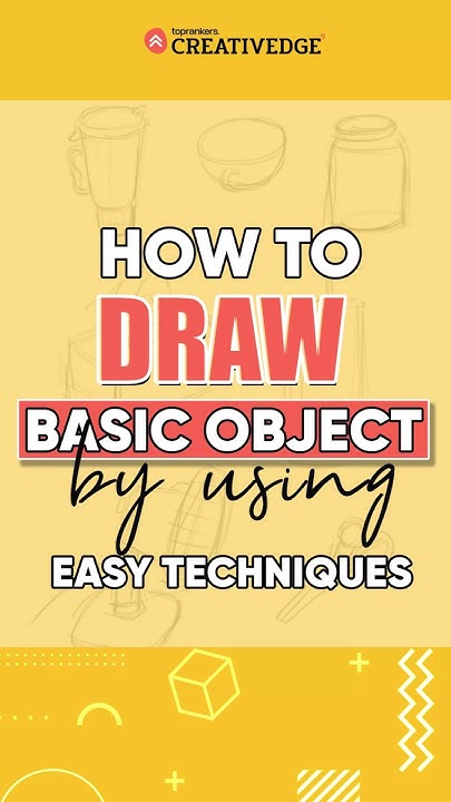 How to Draw Basic Objects Easily: Simple Techniques for Beginners! ️🎨 ...