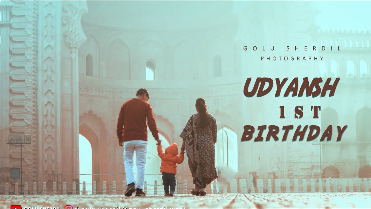 UDYANSH 1st BIRTHDAY || Pre Birthday Photoshoot || Baby Boy || Full ...