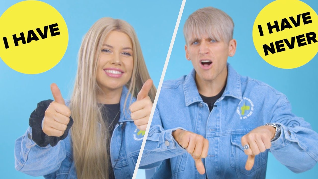 Tik Tok Stars Connor And Liana Play Never Have I Ever - YouTube