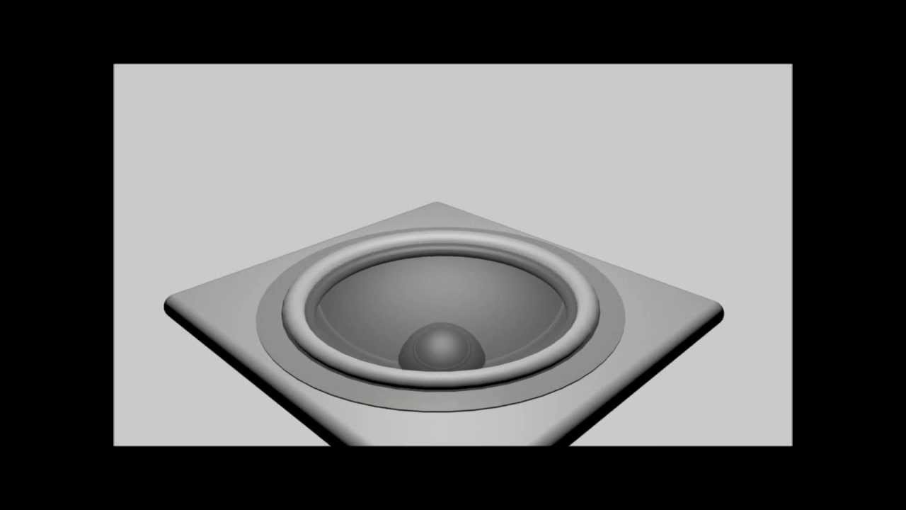 Subwoofer - cinema 4D Animation NEW!! - YouTube