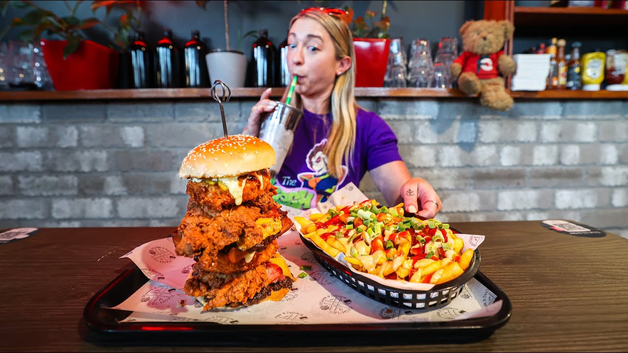 Only 20 Minutes To Finish This Aussie Burger Challenge That Most People ...