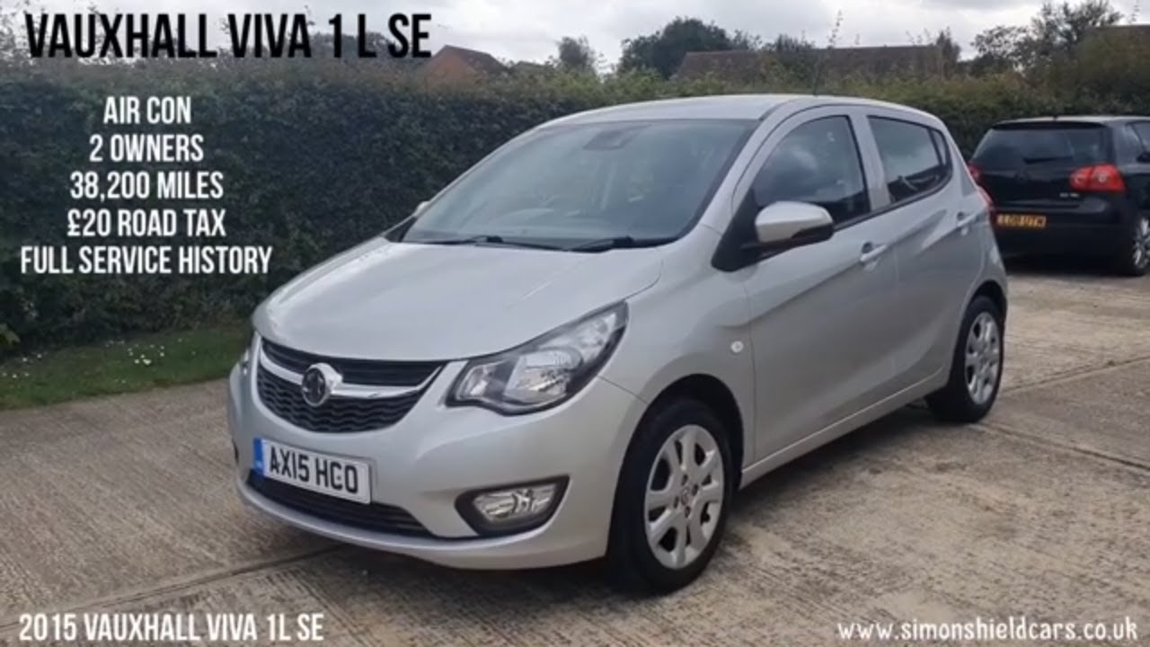 2015 Vauxhall Viva 1 litre se with air conditioning - YouTube