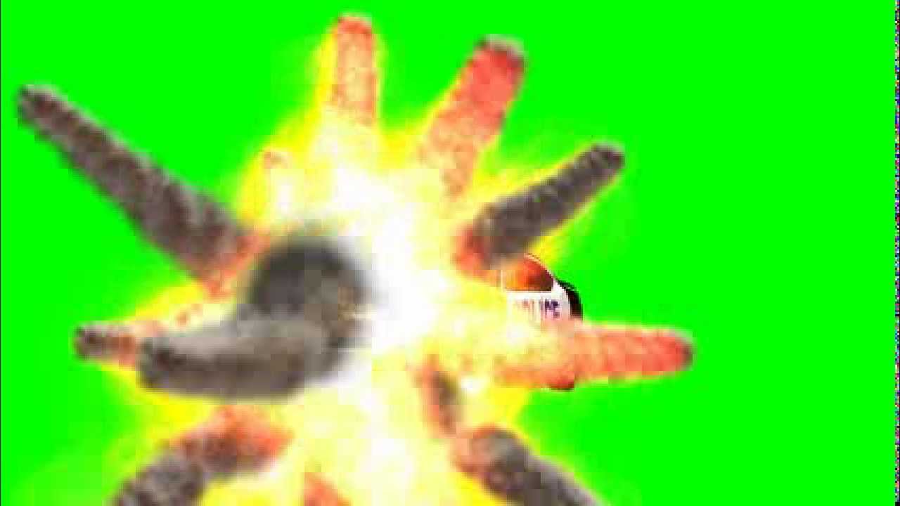 Police Car Explosion - free green screen - free use - YouTube