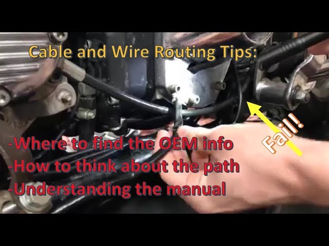 Harley Davidson Cable Route