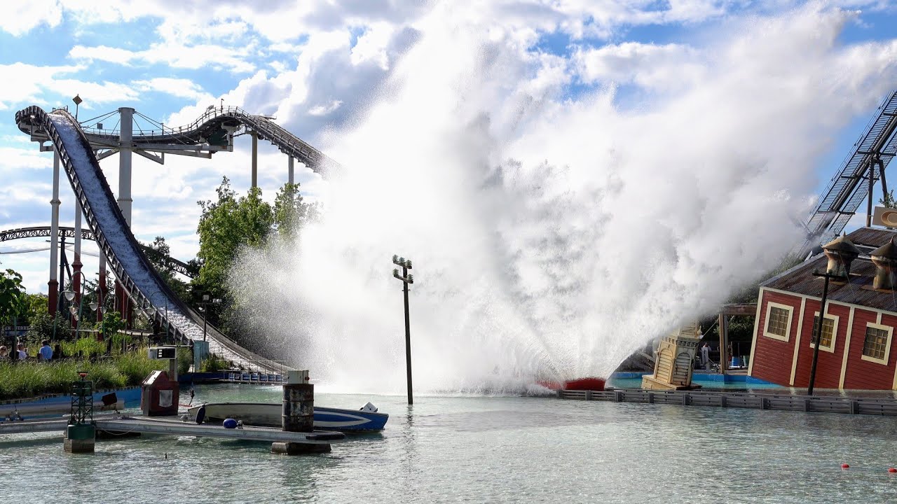 Tidal Wave Boat Ride 🌊 at Thorpe Park - YouTube