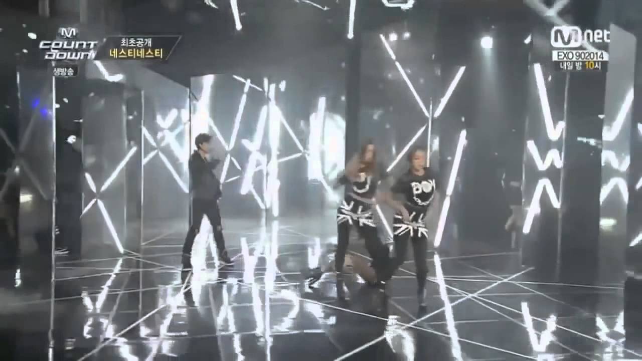Live HD 140904 Nasty Nasty Knock @ M! Countdown Comeback Stage - YouTube