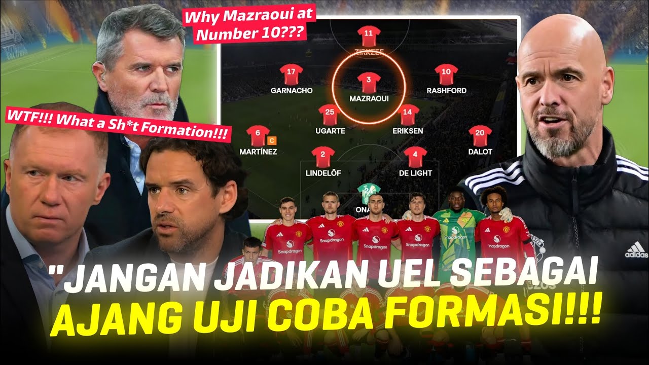Formasi Konyol Berujung Pemecatan!!! Reaksi Legenda Setan merah Lihat ...