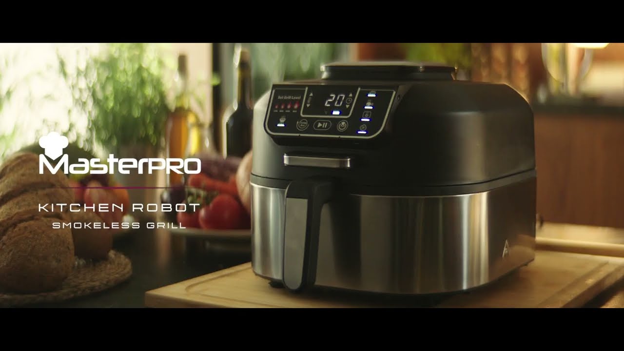 Discover The New MasterPro® Smokeless Grill | Indoor Grill - YouTube