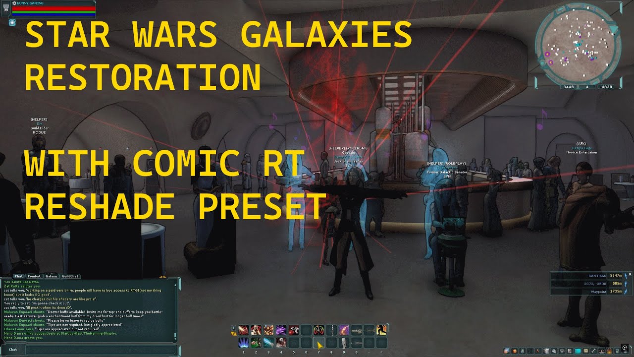 Star Wars Galaxies With Reshade and Comic RT for SWG - A Reshade and ...