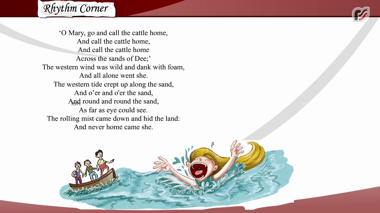 English MCB 6 The World of Mystery and Intrigue The Sands of Dee Poem ...