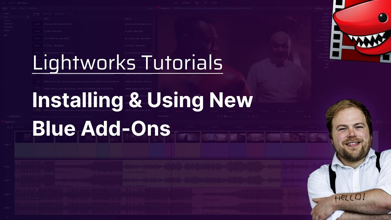 Installing & Using New Blue Add-Ons In Lightworks! A Lightworks Tutorial - YouTube