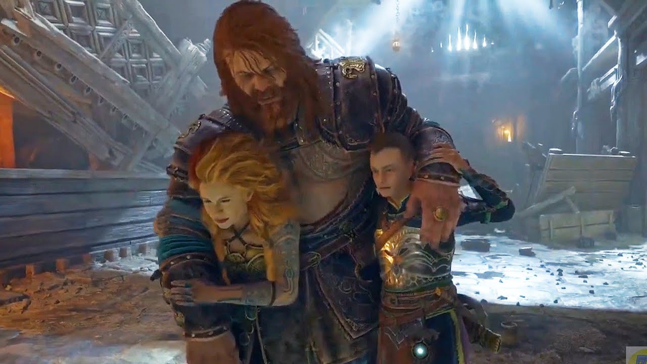 Drunk Thor And Atreus Start Fight In Asgard Pub GoWR - YouTube