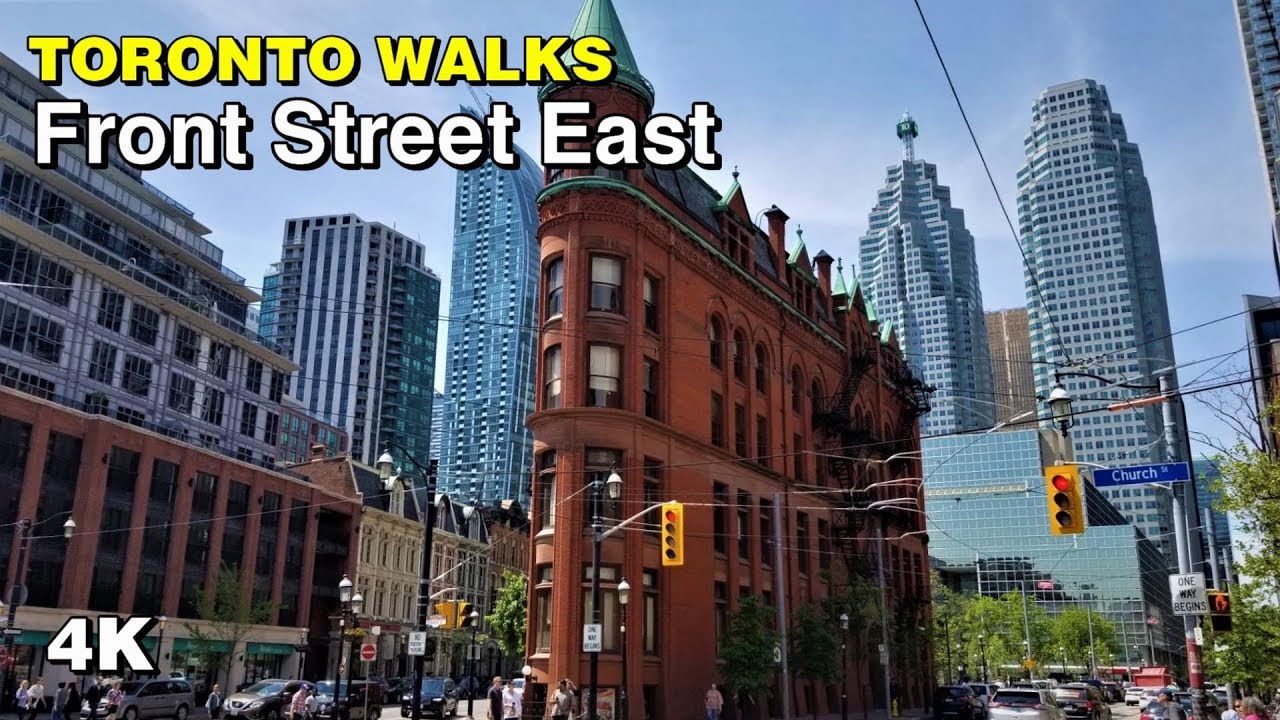 Walking Front Street East in Toronto [4K] - YouTube