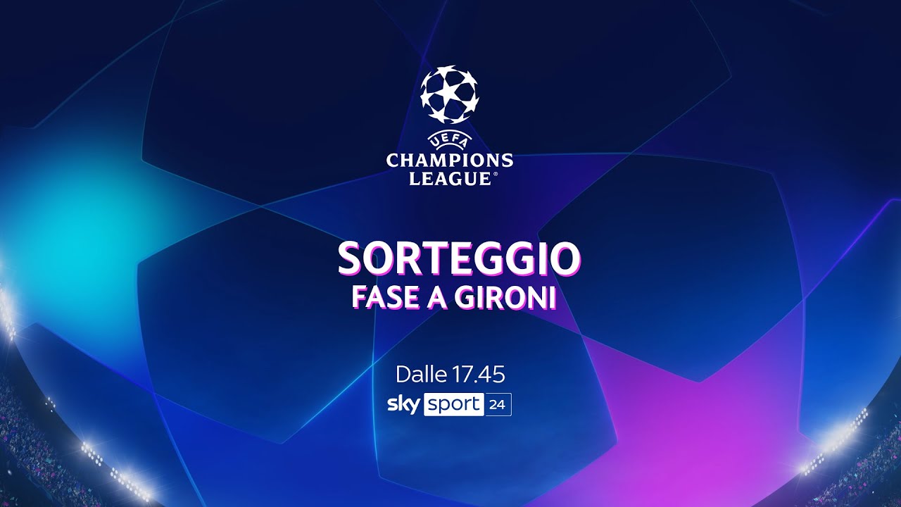 Sorteggi Champions League 2023-2024 LIVE: i gironi in diretta streaming - YouTube