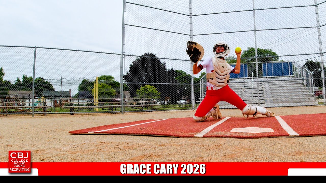 Softball Skills Video Grace Cary 2026 Catcher/Outfielder - YouTube