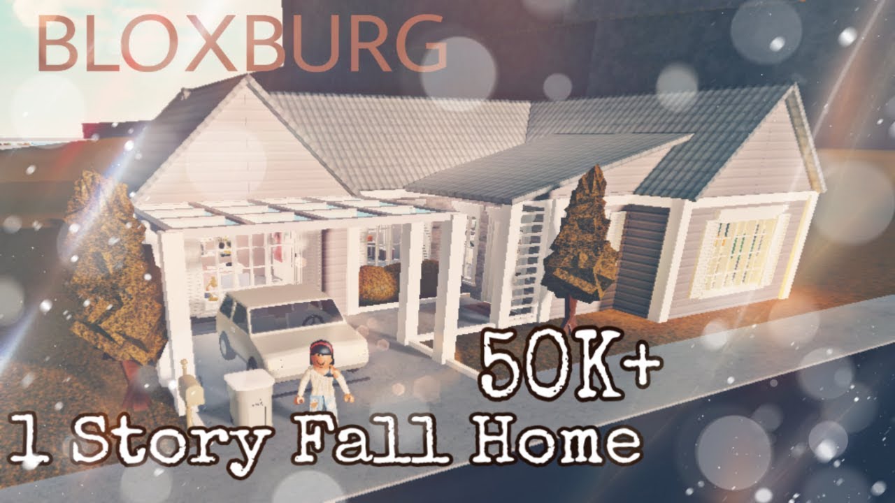 ROBLOX: Bloxburg | 1 Story Fall Home | 50K+ - YouTube