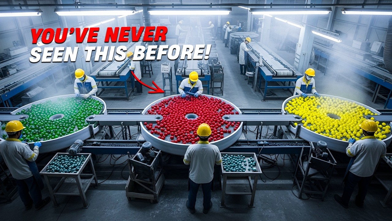 Inside Marble Factory 🪩 | How They Make Millions of Marbles Every Day ...