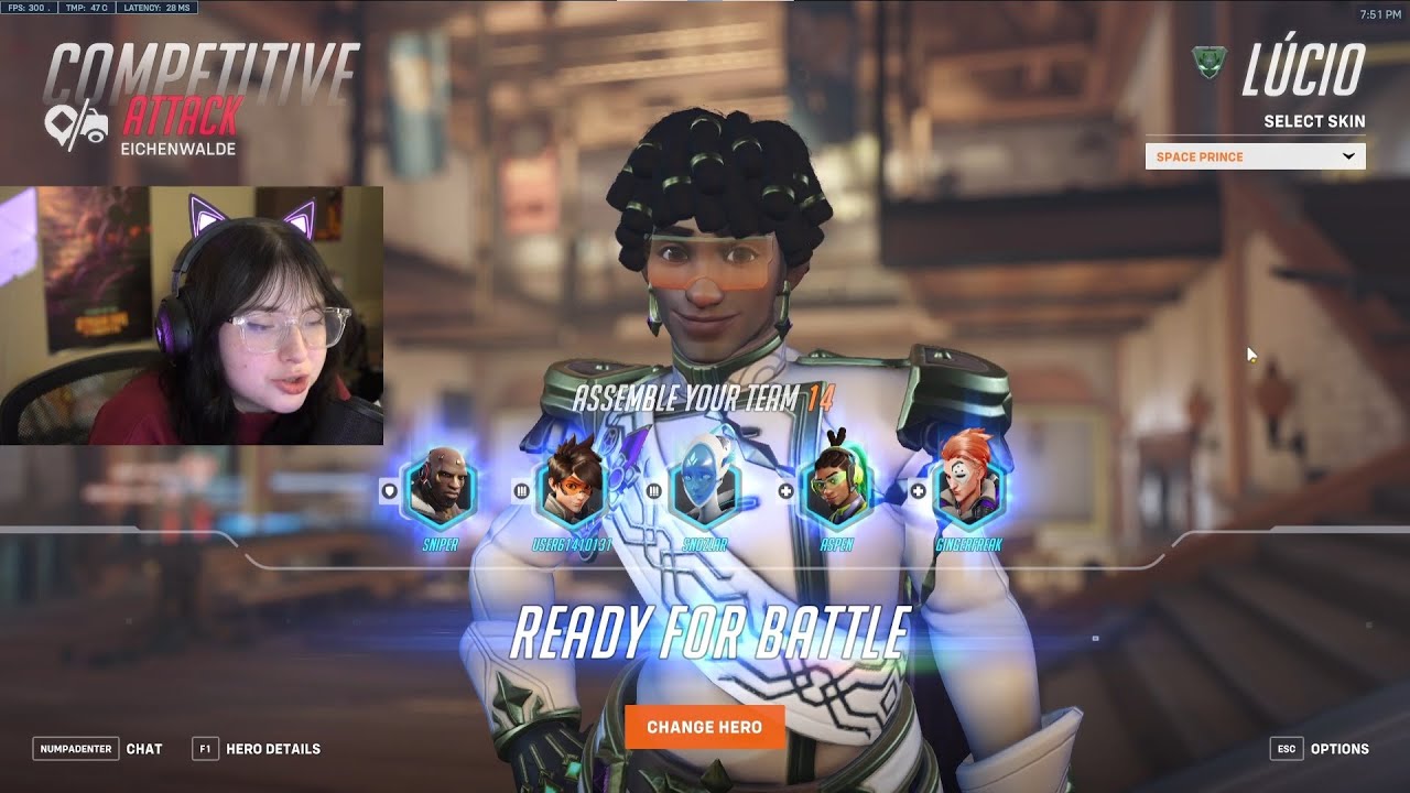 WHAT IS LUCIO MAIN LOOKS LIKE - ASPEN LUCIO SEASON 9 TOP 500 GAMEPLAY ...