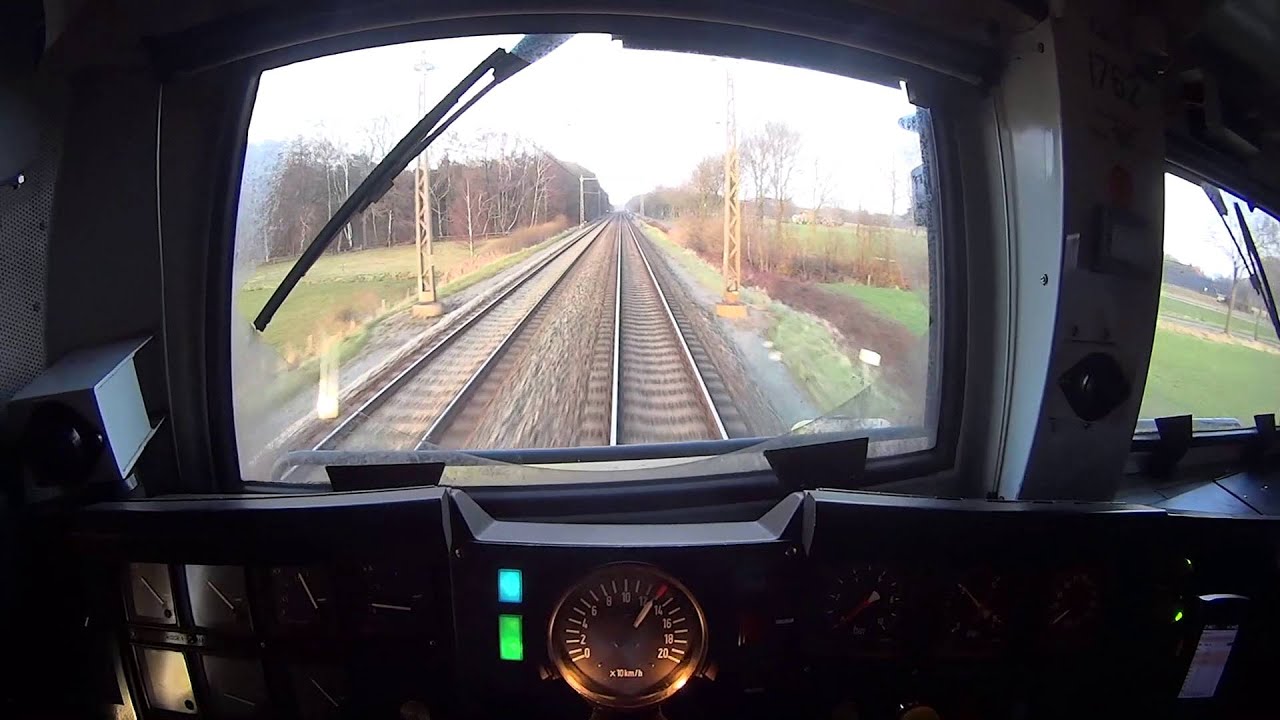 Real Train Driver's View DD-AR Lok 1700 Deventer - Almelo - Enschede ...