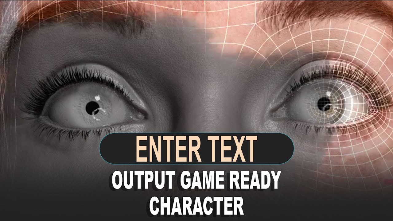 text to game ready character Ai generator - YouTube