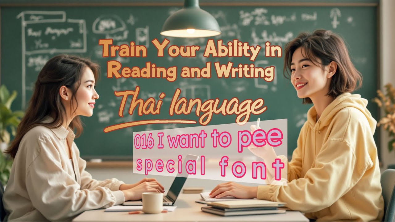 016 I want to pee - special font - YouTube